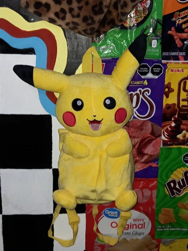 Adorable Pikachu Plush Backpack - Pokemon Store